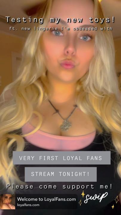 Super excited to do my very first livestream tonight! - Princess Baby ...