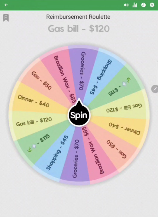Just made a reimbursement roulette wheel! - IRL Waifu Goddess Official ...